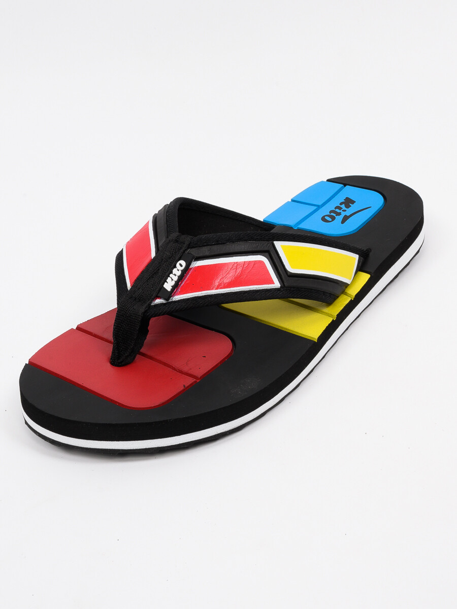 Buy Kito Red & Black Kito Flip Flops for Men A-0618-RB - Lalaland.pk